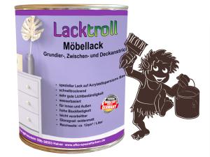 Möbellack 3in1 Schokoladenbraun RAL 8017 Hier