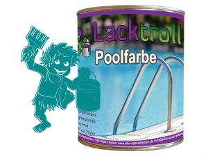 Poolfarbe / Schwimmbeckenfarbe RAL 5018 Türkisblau 2,5 L