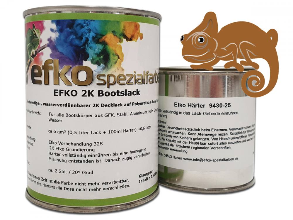 Bootslack Ockerbraun RAL8001 matt