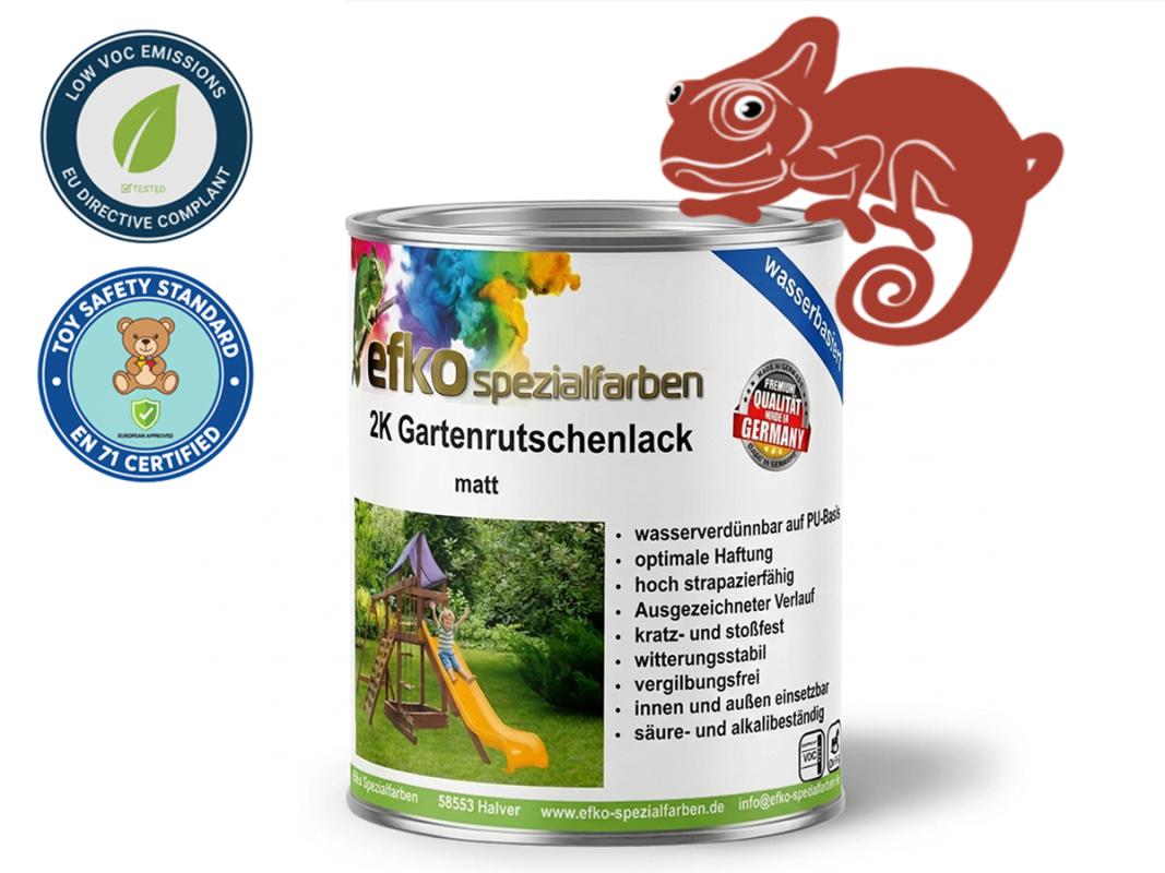 Gartenrutschenlack Korallenrot RAL 3016